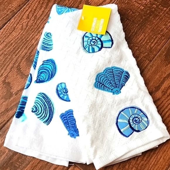 Kitchen | Seashell Kitchen Towel Set | Poshmark
